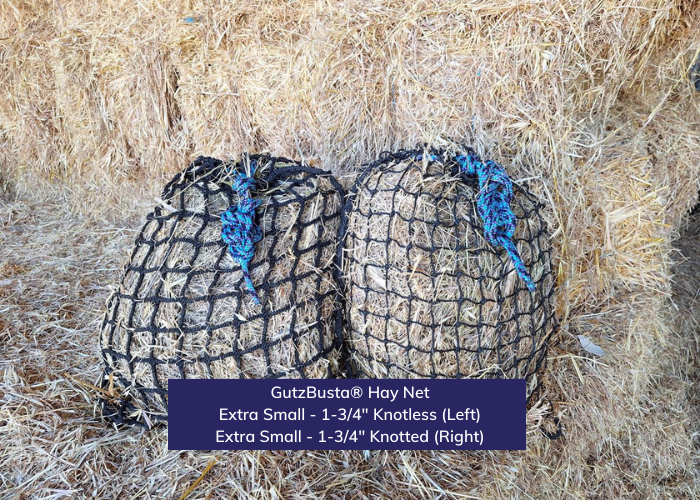 Extra Small Knotless Slow Feed Hay Nets – Gutzbusta USA